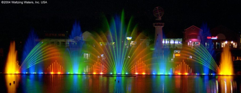 Residential Floating Fountain Displays | Liquid Fireworks